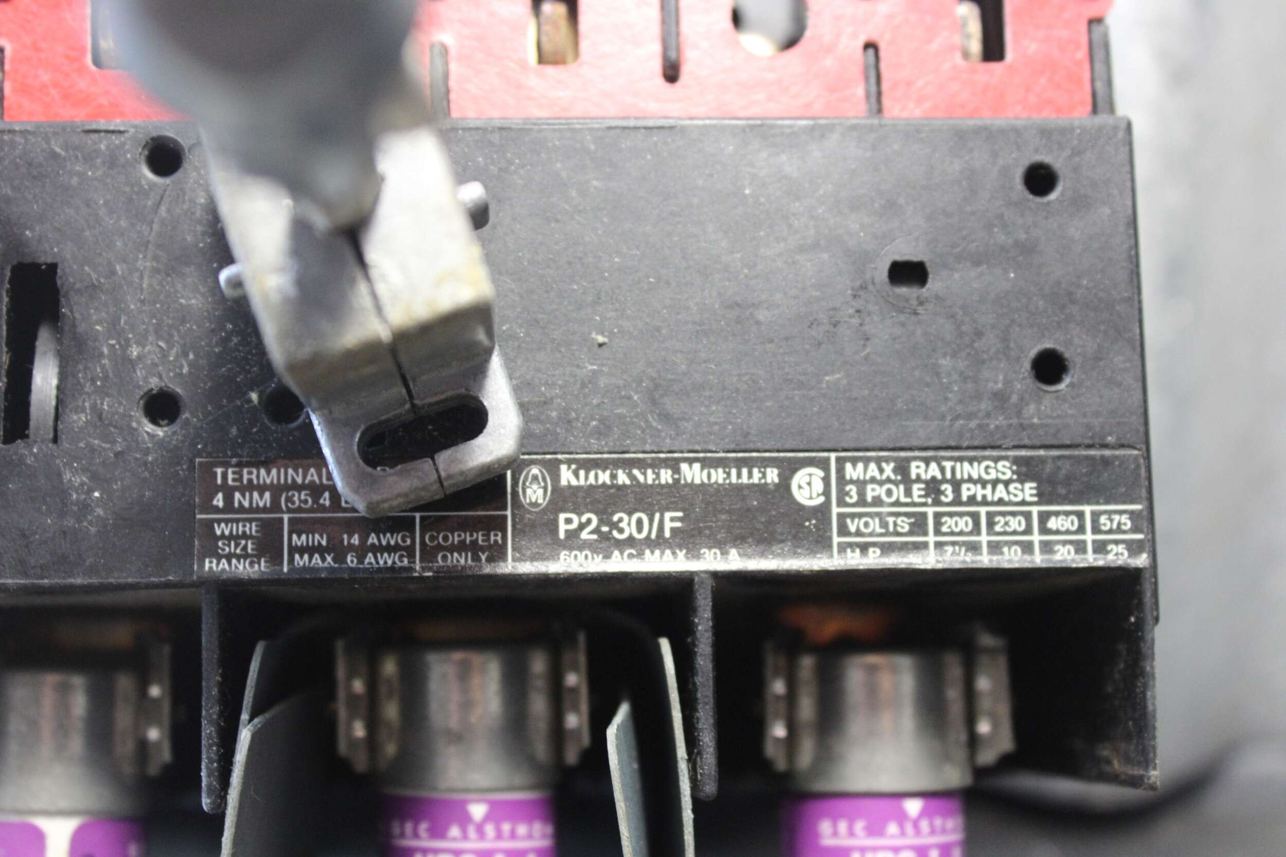 KLOCKNER-MOELLER Disconnect Switch # P2-30/F - RECYBORG