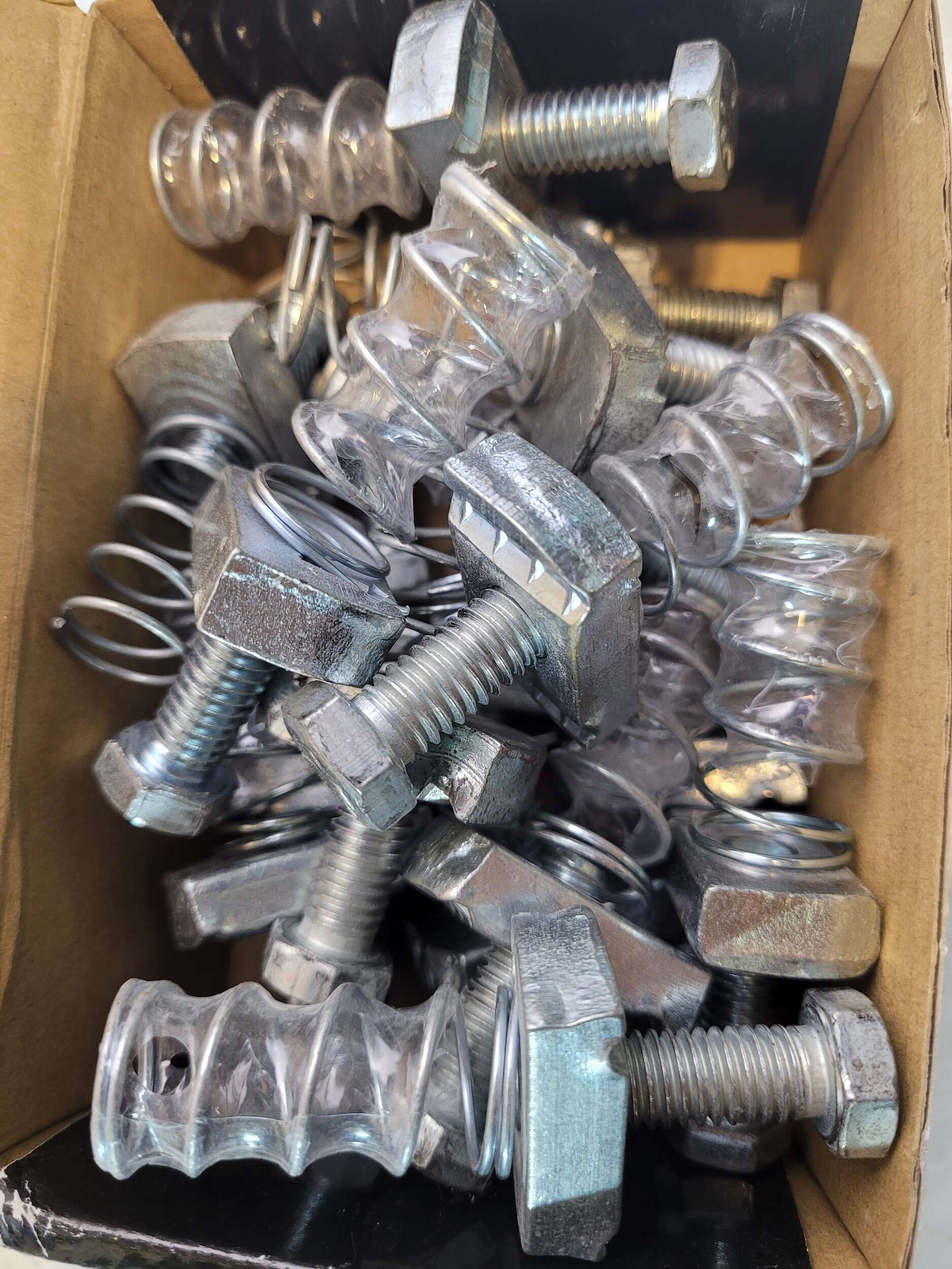 18 Hexagon Bolt and Spring Nut gi bolts and nuts - RECYBORG