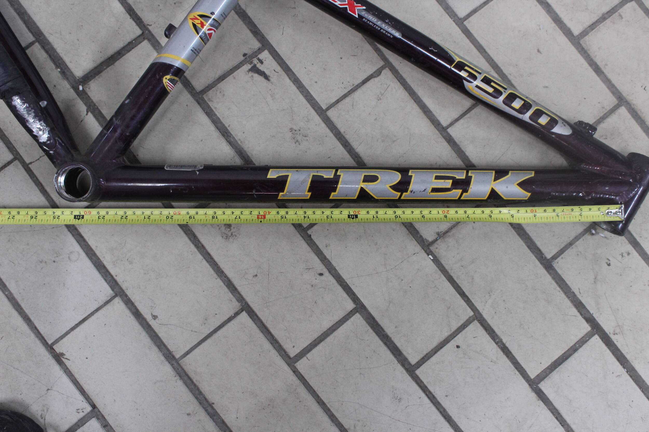 Cadre de vélo TREK 6500 ZX 14" Aluminium - RECYBORG