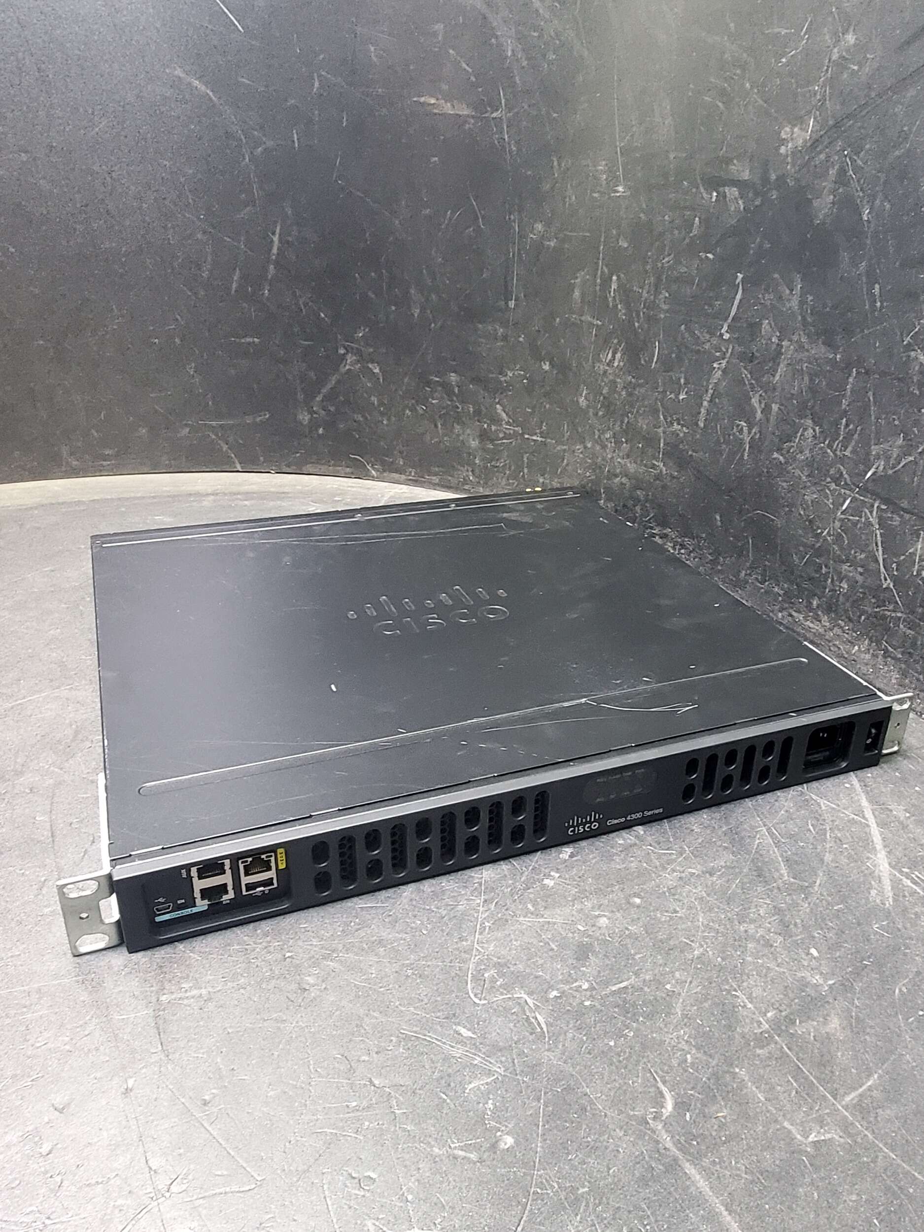 CISCO ISR4331/K9 3-Port Gigabit Security ISR Router w/ GLC-TE 1000 ...