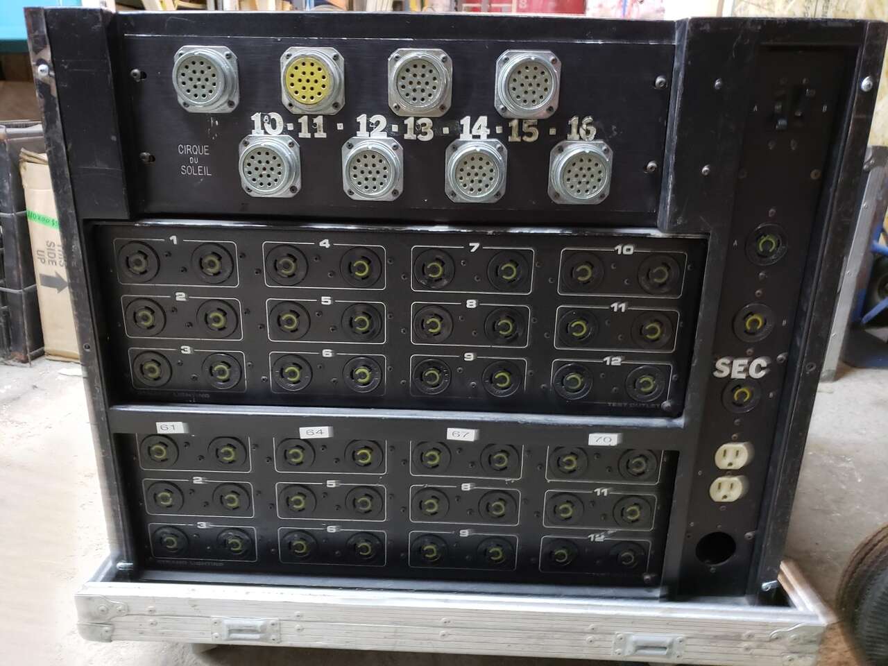 Dimmer Rack w/ TWO CD80 packs - DMX - roadcase - DMX - roadcase - RECYBORG