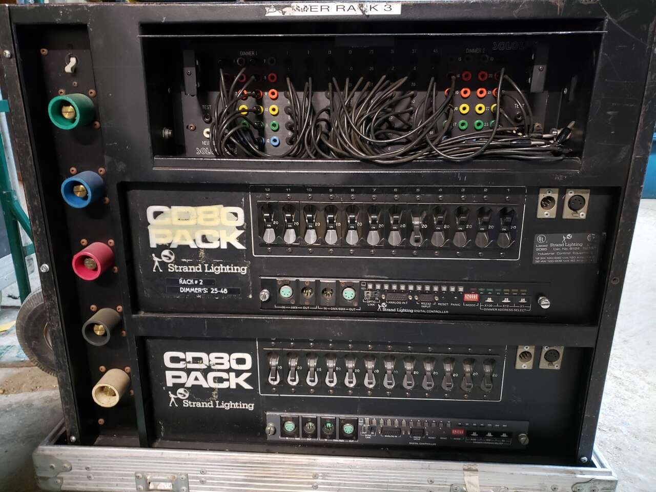 Dimmer Rack w/ TWO CD80 packs - DMX - roadcase - DMX - roadcase - RECYBORG