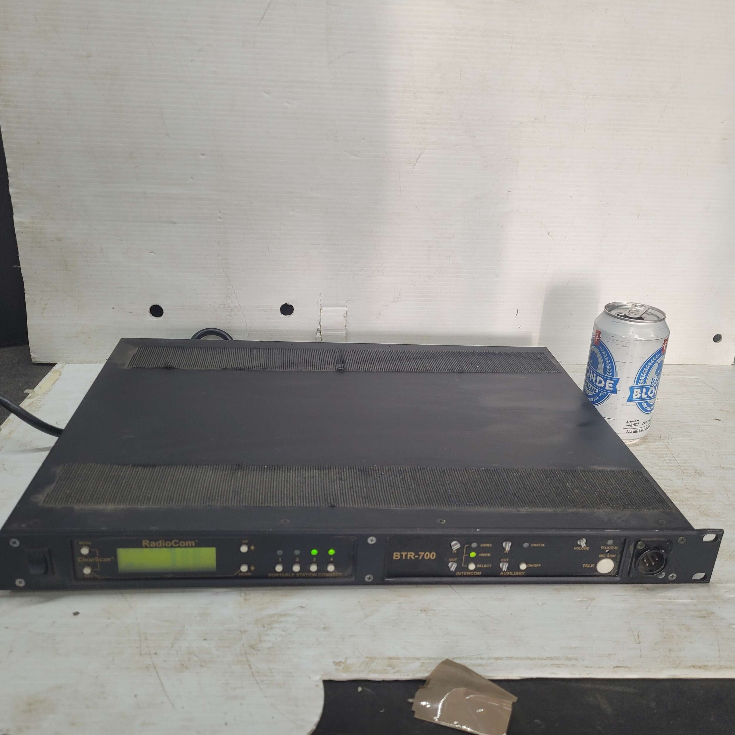 BTR-700 Wireless Intercom Radio Receiver A2 Band Rack Mount Deck TELEX ...