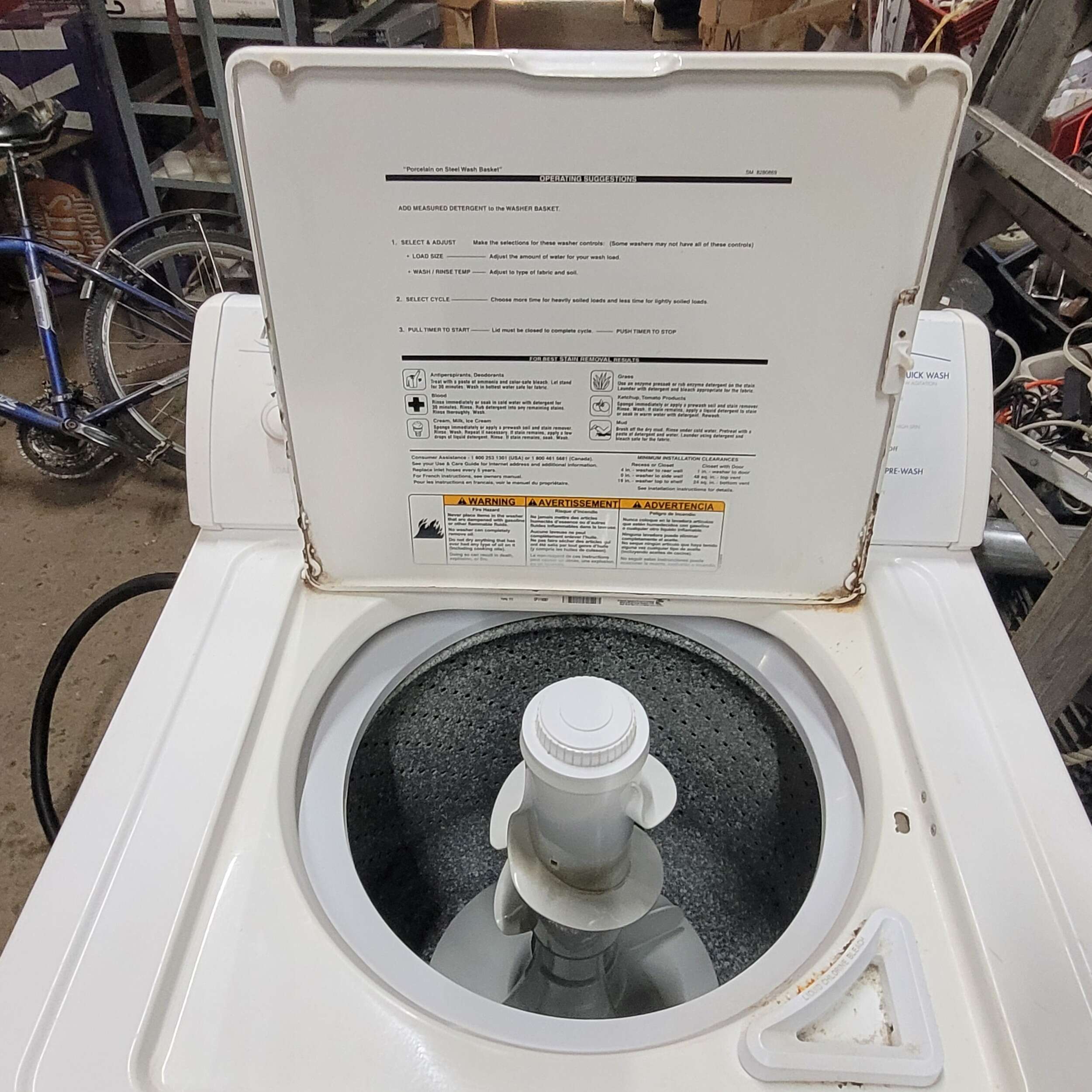 Inglis- Laveuse / washing machine Whirlpool - RECYBORG