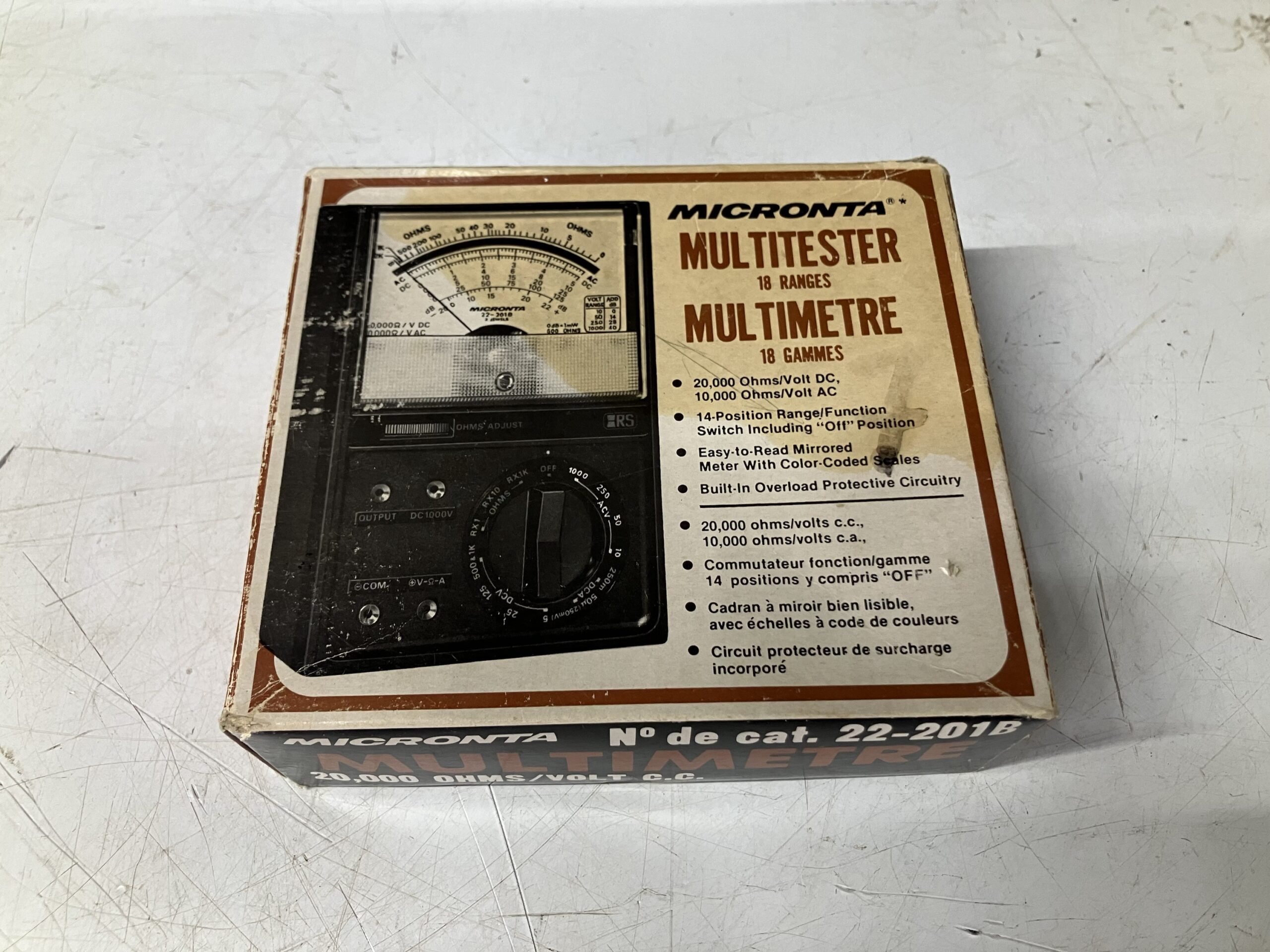 Vintage Micronta multimeter 22-201B - RECYBORG