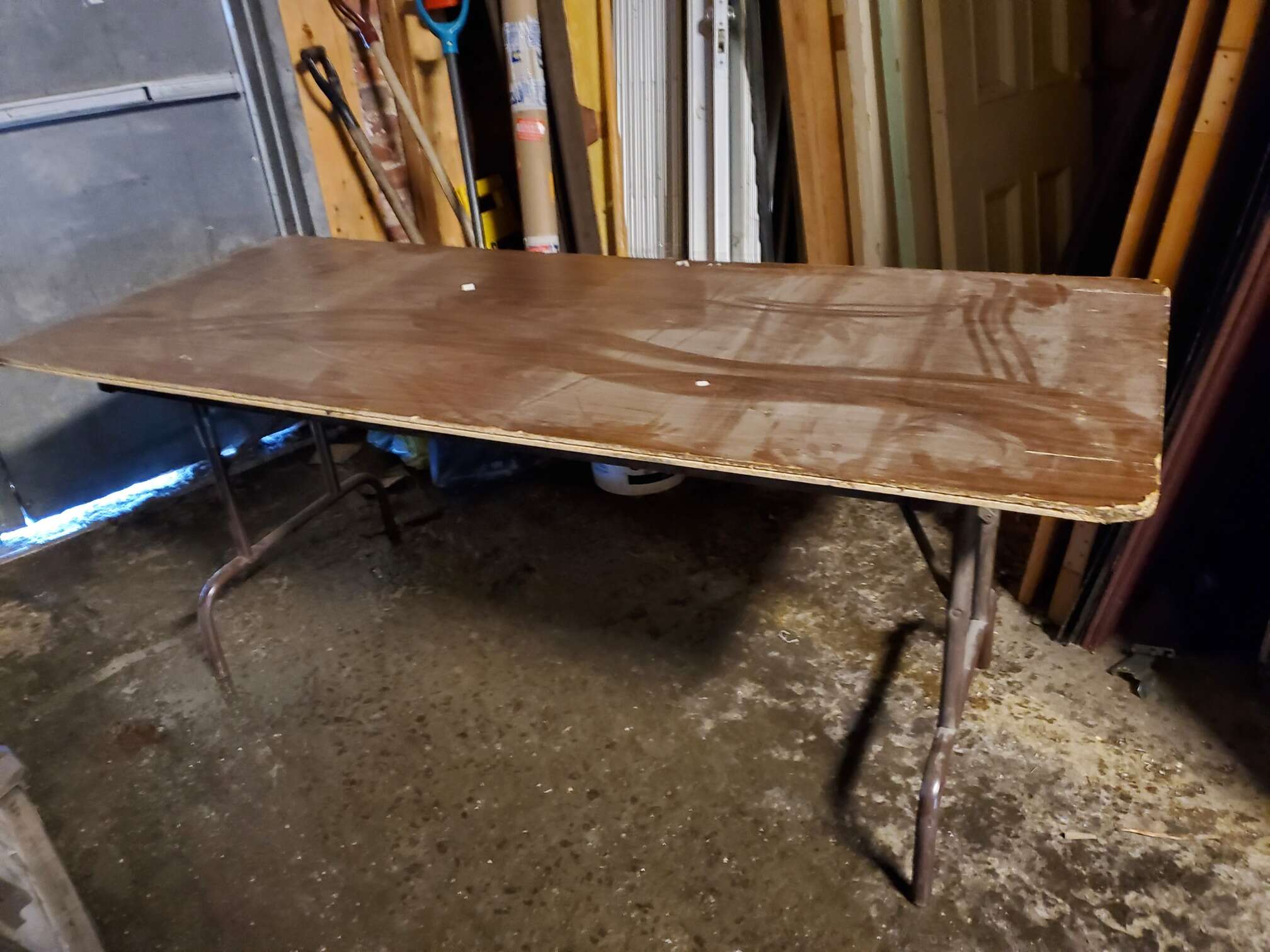 Table pliante en bois 72" x 30" - RECYBORG